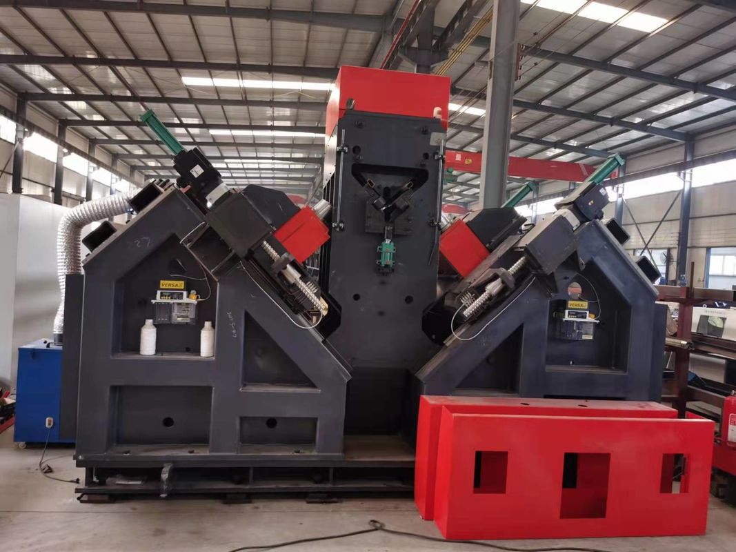 High Speed CNC Angle Drilling and Marking Line Model AMD2532 with 6 ...