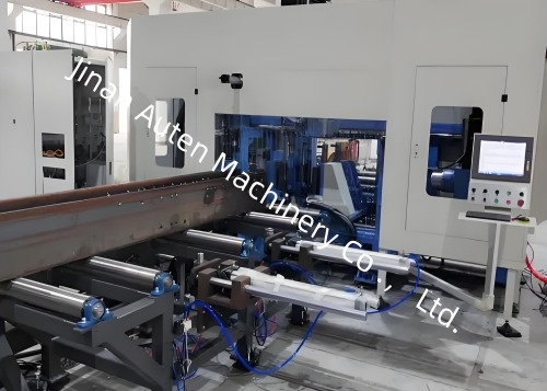 Bt40 Spindle Bore Taper Steel Structure H Beam Cnc Drilling And Sawing ...