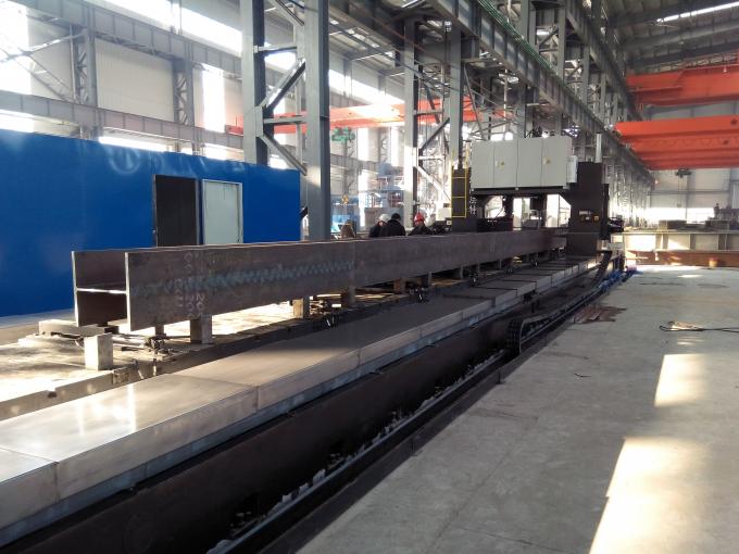 Heavy Steel Bridge CNC Beam Drilling Machine Line High Speed