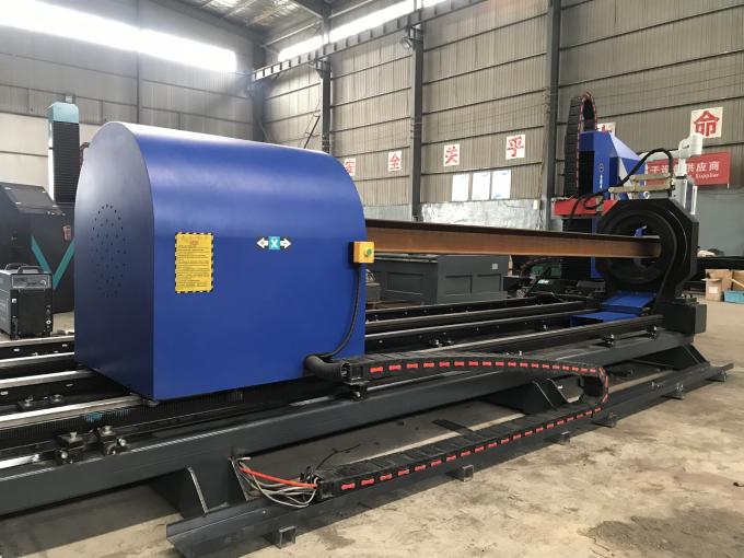 200A Pipe Cnc Flame Plasma Cutting Machine 8 Axis Model Cpc5013