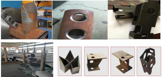 200A Pipe Cnc Flame Plasma Cutting Machine 8 Axis Model Cpc5013